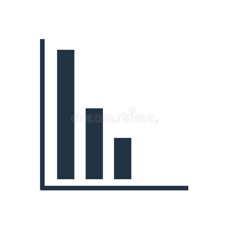 Bar Chart Icon Vector Isolated on White Background, Bar Chart Si Stock ...