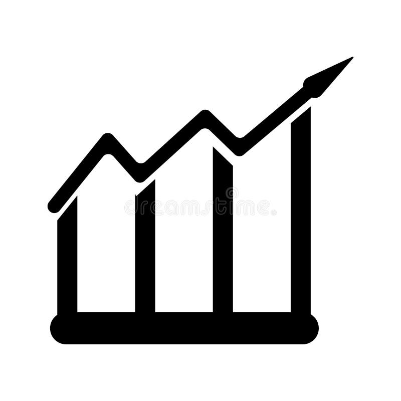 Bar Chart Icon Vector Sign and Symbol Isolated on White Background, Bar ...