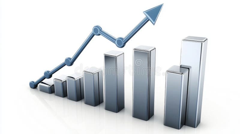 Bar Chart Increasing stock image. Image of climb, presentation - 379668469