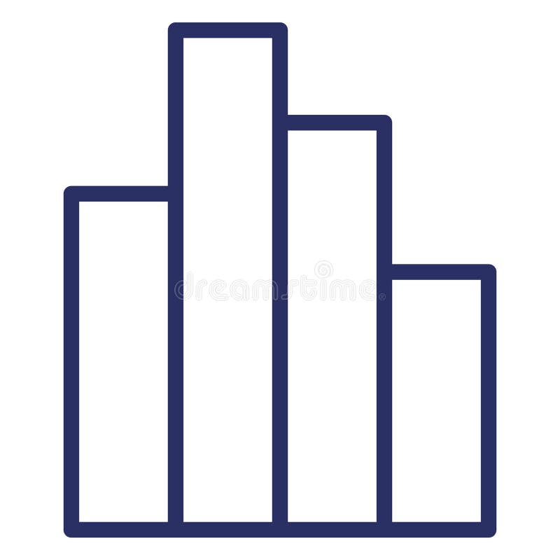 Bar Chart Isolated Isolated Vector Icon Easily Editable Easily Editable Stock Illustration ...