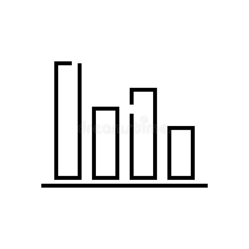 Bar Chart Line Icon, Concept Sign, Outline Vector Illustration, Linear ... Bar Chart Line Icon, Concept Sign, Outline Vector Illustration, Linear ...