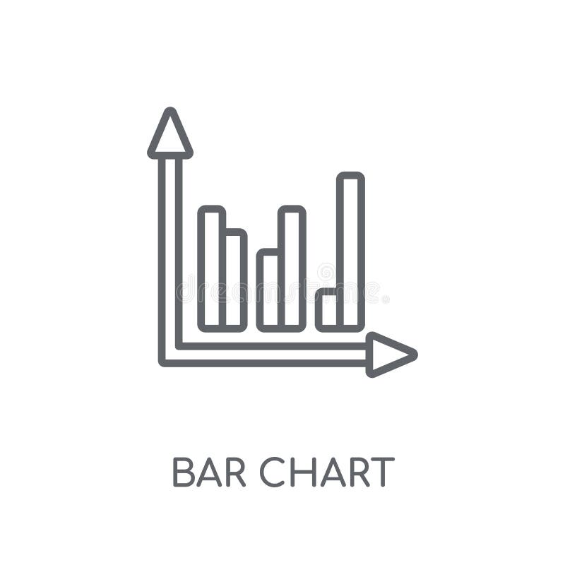 Bar Chart Linear Icon. Modern Outline Bar Chart Logo Concept on Stock ...
