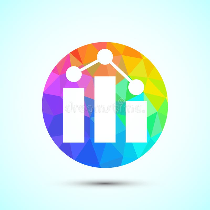 Bar Chart Logo Design Illustration, Graph Icon, Growth Logo Sign ...