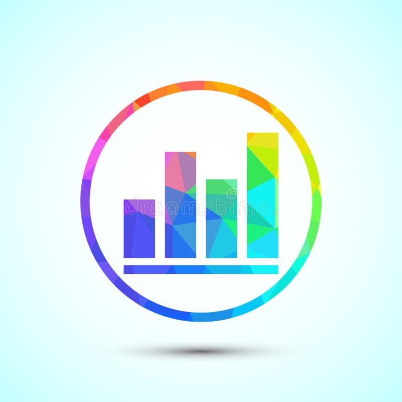 Bar Chart Logo Design Illustration, Graph Icon, Growth Logo Sign ...