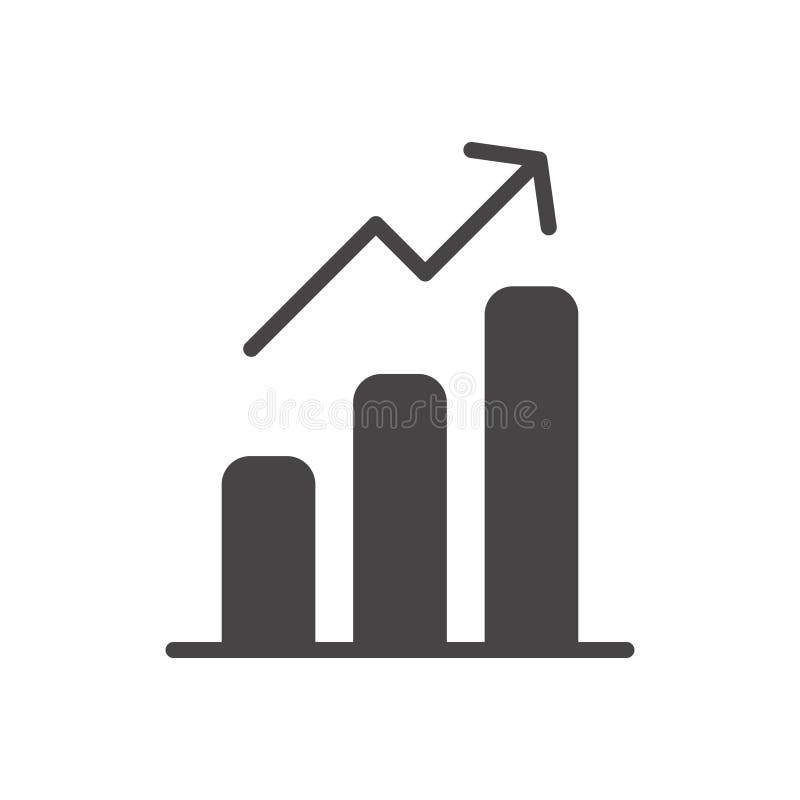Bar Chart Logo Icon Sign Symbol Design Stock Vector - Illustration of ...