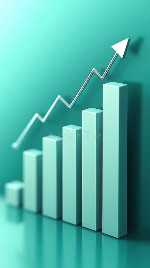 Arrow Shows Business Growth Stock Illustration - Illustration of wood ...