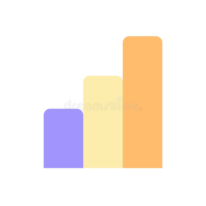 Bar Chart Pixel Perfect Flat Gradient Color Ui Icon Stock Vector ...