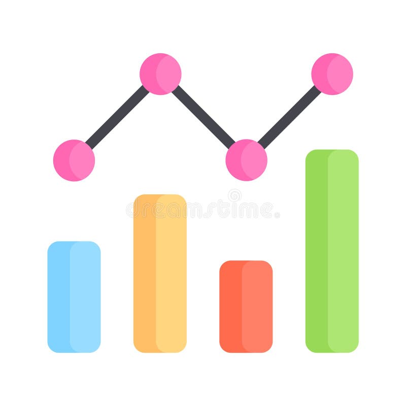 Bar Chart Representing Performance Metrics And Analytics Stock Vector Illustration Of Chart
