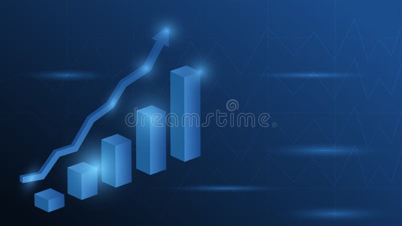 Bar Chart Shows Business Growth Information for Strategy Planning and ...