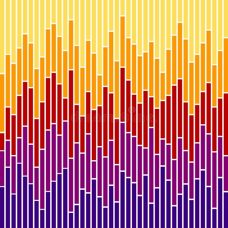 Bar Chart Stripes Sunset Colours Stock Illustrations – 1 Bar Chart ...