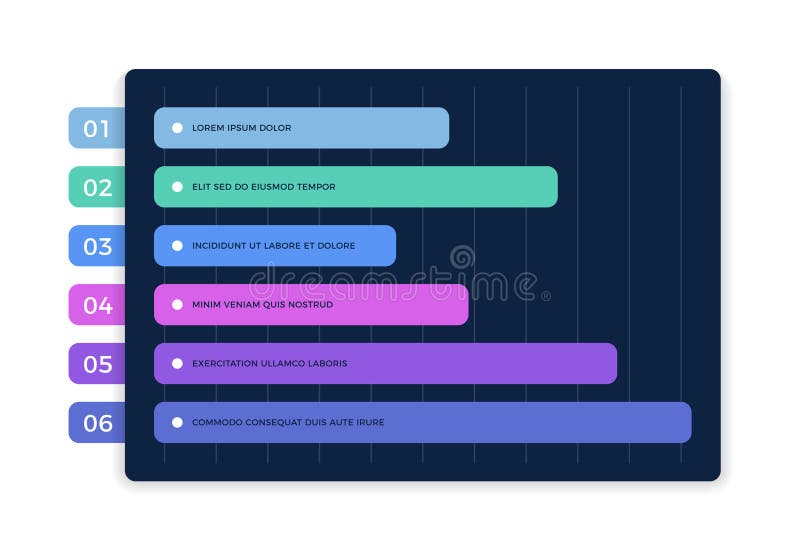 Bar Chart Template stock vector. Illustration of element - 373642164
