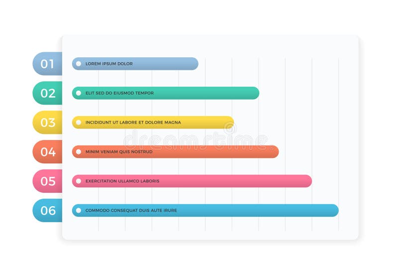 Bar Chart Template stock vector. Illustration of element - 366293736