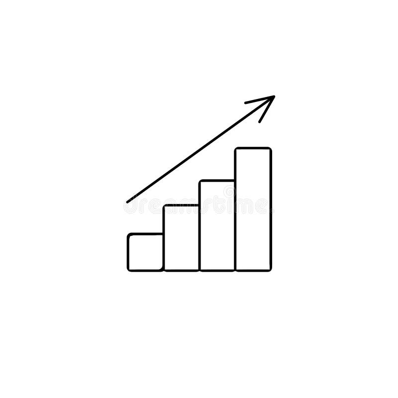 Pie Chart Thin Line Icon. Diagram Pie Chart Hand Drawn Thin Line Icon ...
