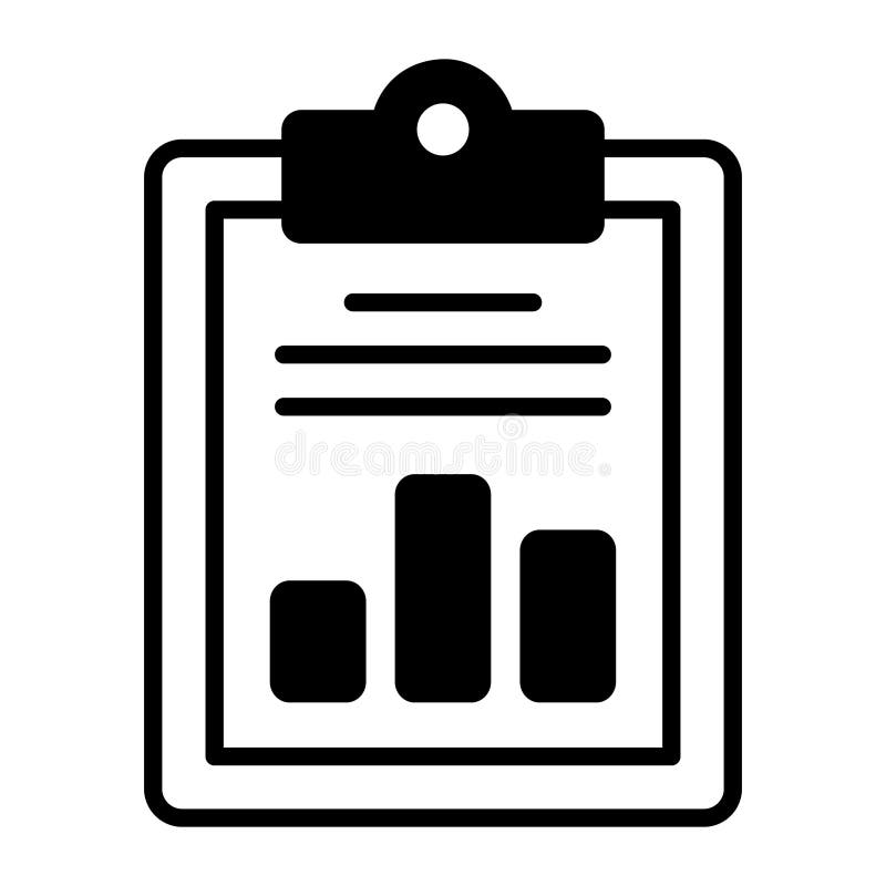 A Bar Chart Vector Icon, Concept of Business Report Stock Vector ...