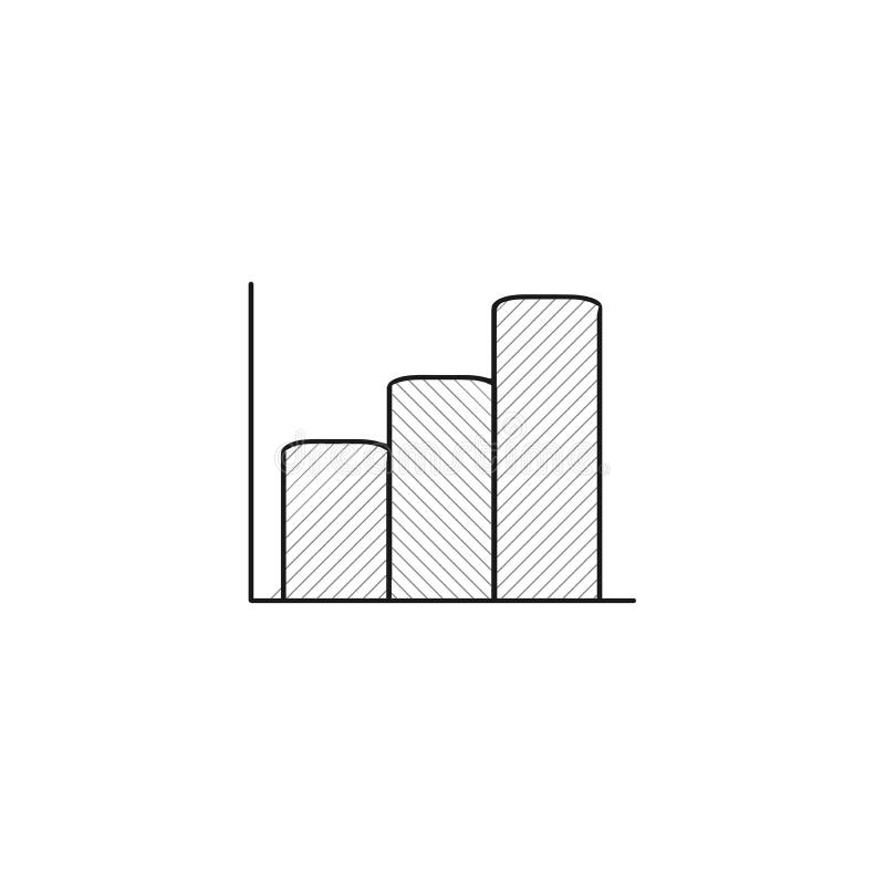 Bar Chart Thin Line Icon. Bar Chart Hand Drawn Thin Line Icon Stock ...