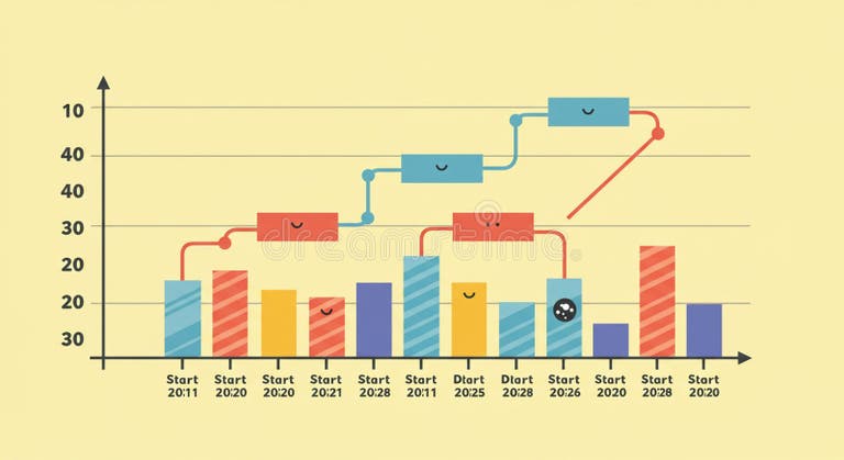 Colored Horizontal Arrow Chart Stock Illustrations – 249 Colored ...