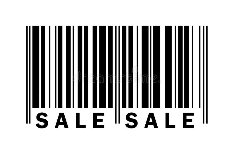 Sale barcode stock vector. Illustration of commerce, code - 15983326