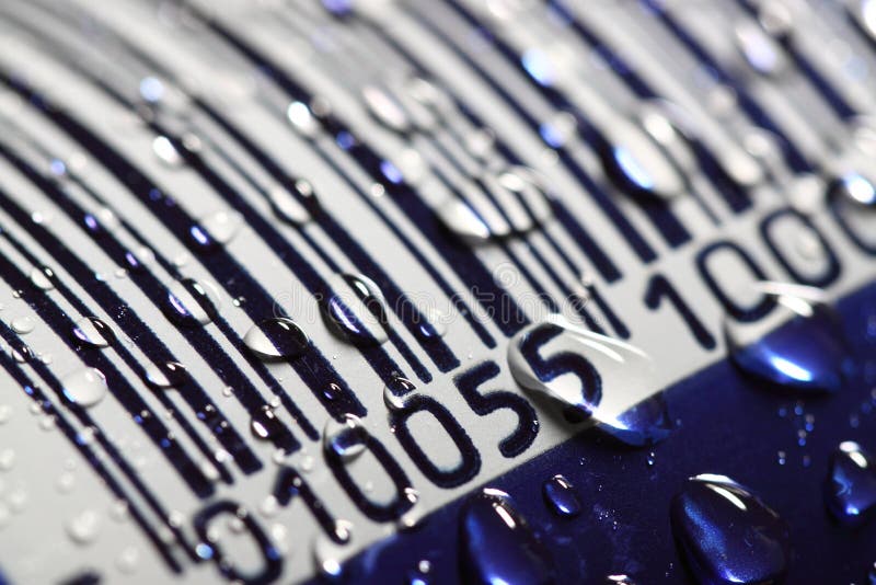 Bar Code stock photo. Image of number, water, barcode - 13782886