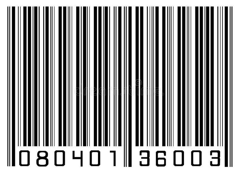 Bar code stock illustration. Illustration of numbers, isbn - 7018656