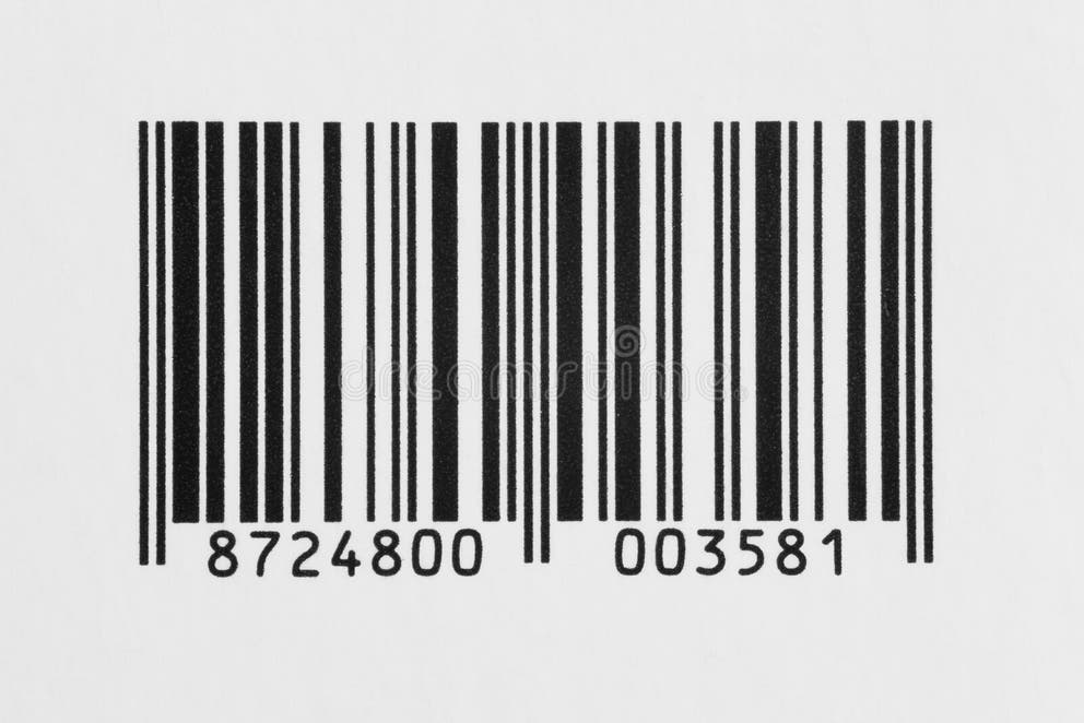 Bar code stock photo. Image of label, white, black, number - 9841544
