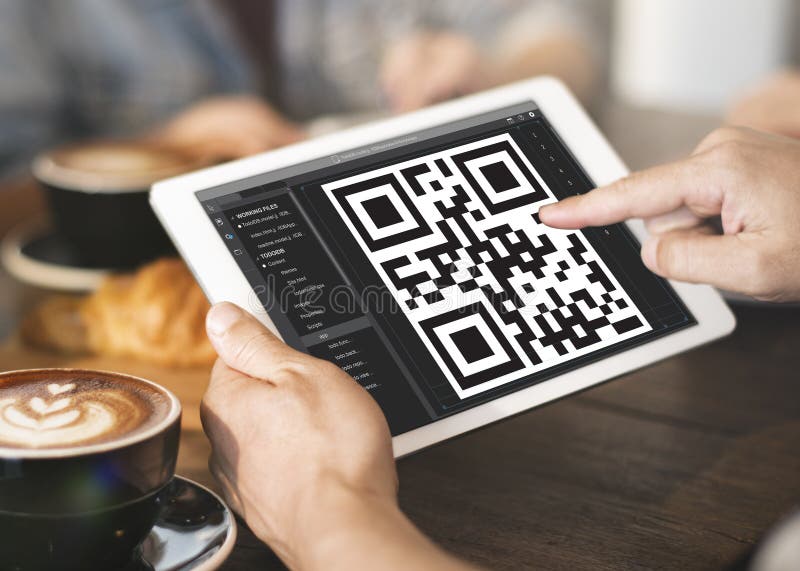 Barcode Identification Label Encryption Tag Concept Stock Photo - Image ...