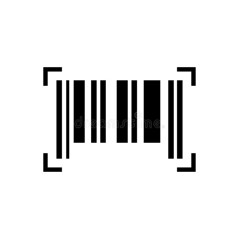 Bar Code Icon Flat Vector Template Design Trendy Stock Vector ...