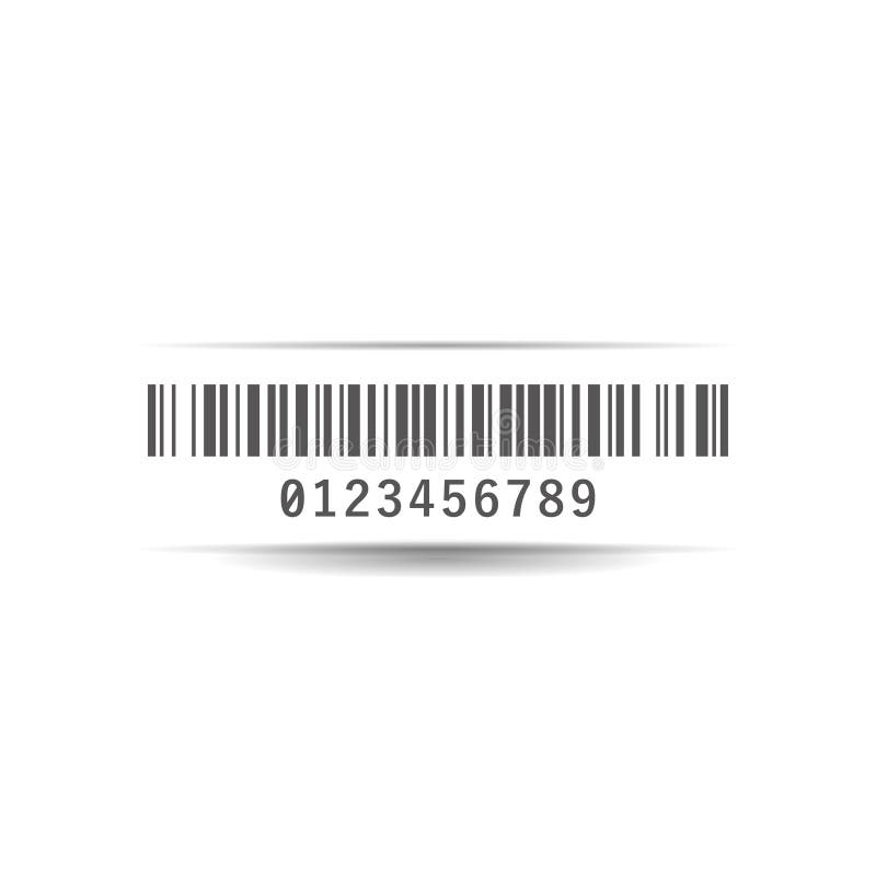Bar Code Icon Simple Flat Style Vector Illustration Stock Vector ...