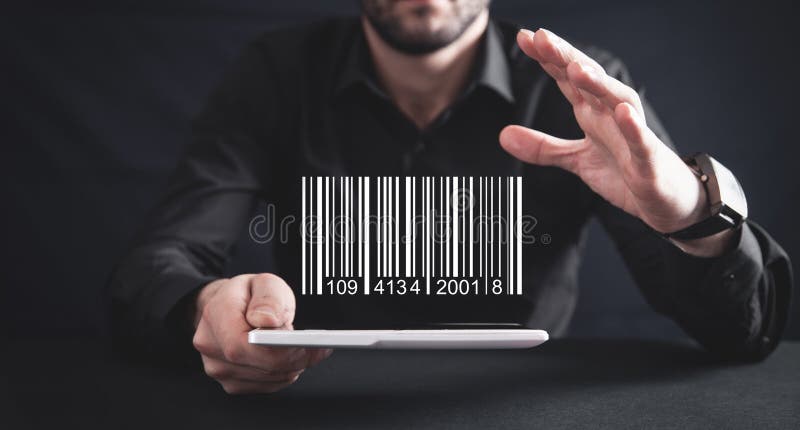 Bar Code Identity Marketing Data Encryption Concept Stock Image - Image ...