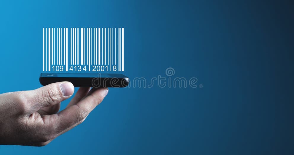 Bar Code Identity Marketing Data Encryption Concept Stock Photo - Image of scanning ...
