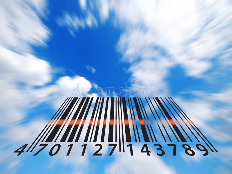 Cloudy Barcode Stock Illustrations – 9 Cloudy Barcode Stock ...