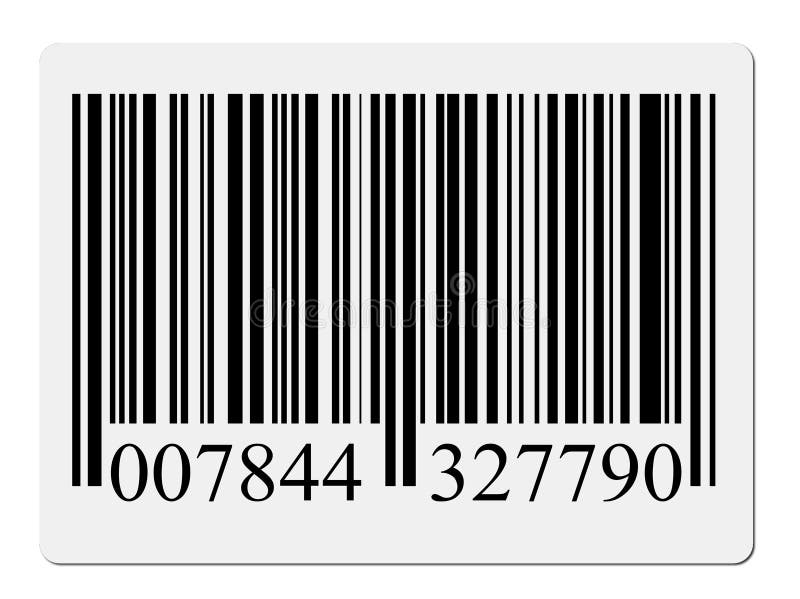 Yellow Label Price and Barcode Stock Vector - Illustration of packaging ...