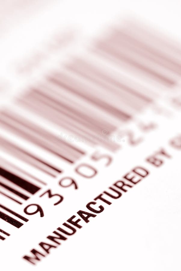 Bar code label stock image. Image of etiquette, commercial - 3865131