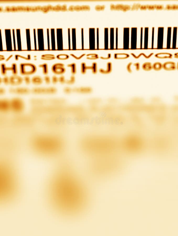 Bar code label stock image. Image of etiquette, commercial - 3865131