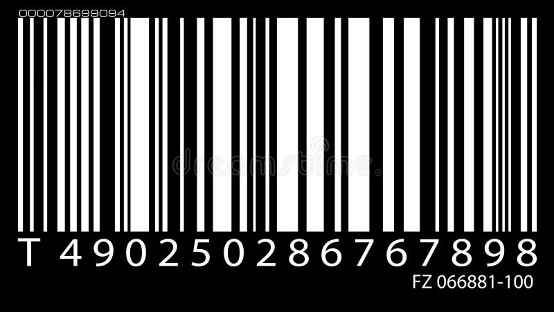 Old bar code label stock illustration. Illustration of consumer - 4130207