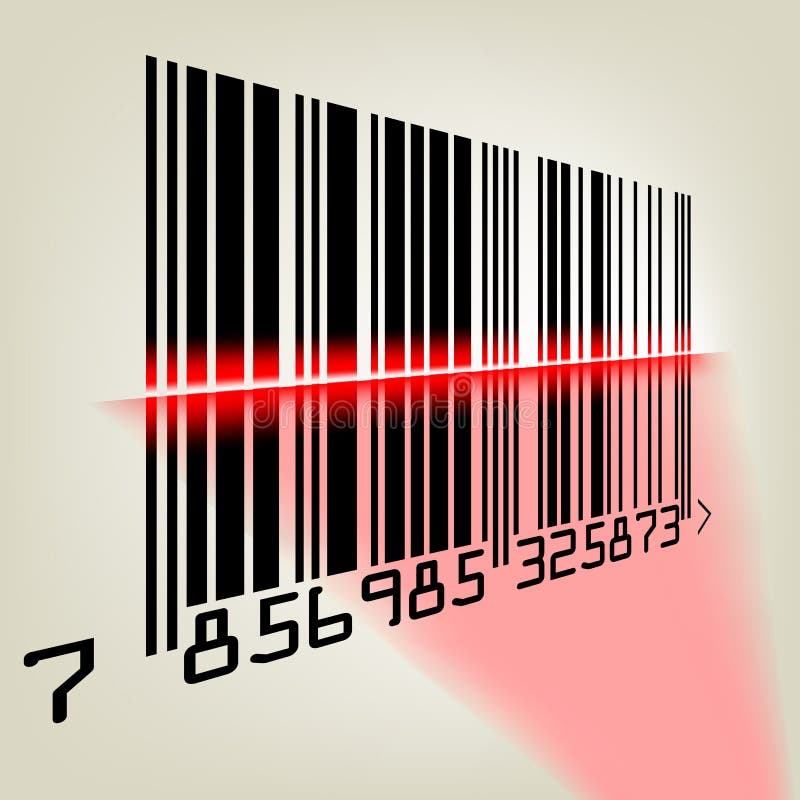 Double scanned BarCode stock vector. Illustration of binary - 19945938