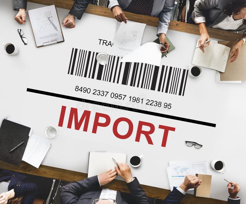 Bar Code Order Tracking Number Concept Stock Image - Image of team ...