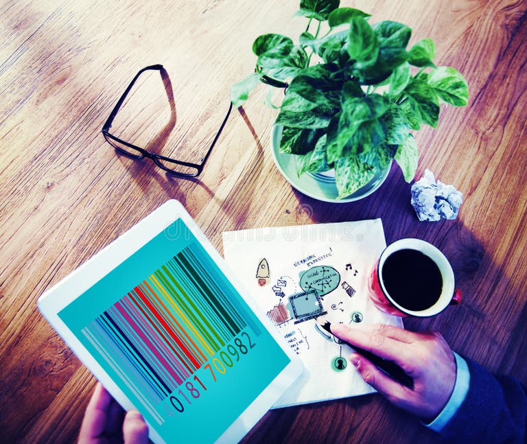 Bar Code Price Tag Coding Encryption Label Merchandise Concept Stock ...