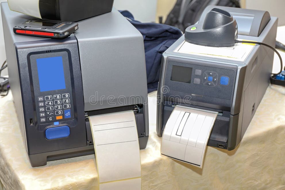 Bar Code Printers stock photo. Image of distribution - 211464874