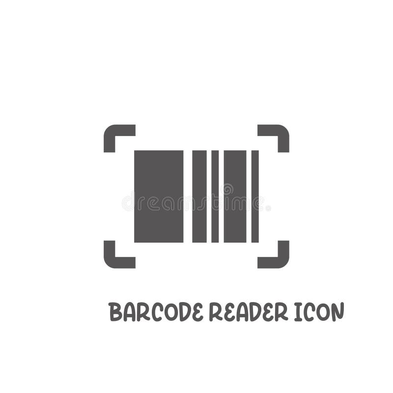 Bar Code Reader Icon Simple Flat Style Vector Illustration Stock Vector ...