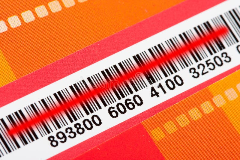 Bar Code with Red Scanner Laser Stock Photo - Image of inventories ...