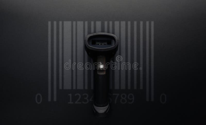 Bar Code. Retail Label Barcode Scan. Reader Laser Scanner for Warehouse ...