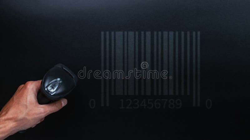 Bar Code. Retail Label Barcode Scan. Reader Laser Scanner for Warehouse ...