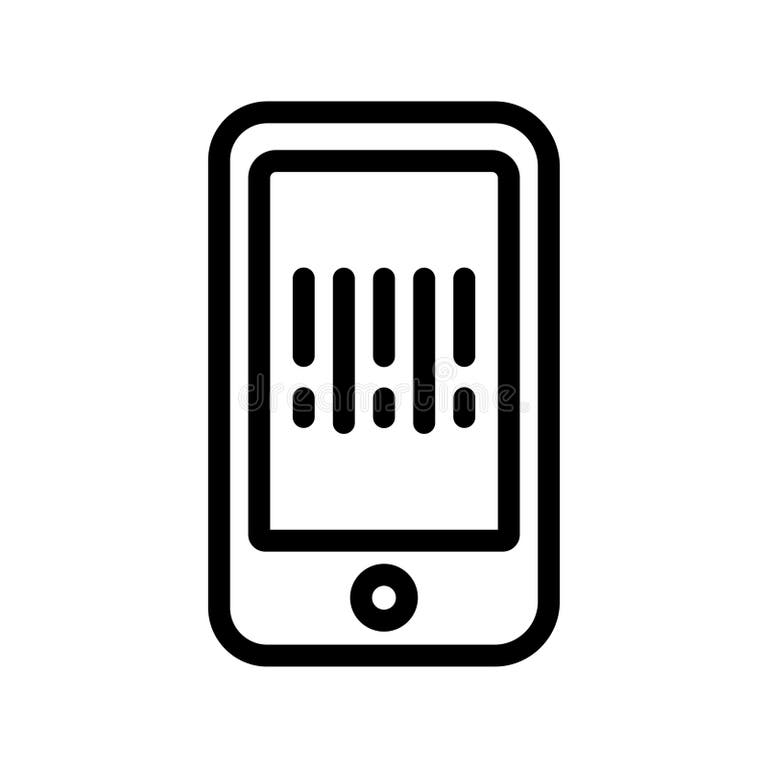 Bar code scan icon stock vector. Illustration of scanner - 376868912