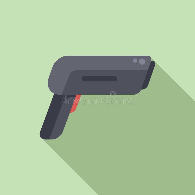 Bar Code Scanner Icon Flat Vector. Scan Smart Check Stock Illustration ...