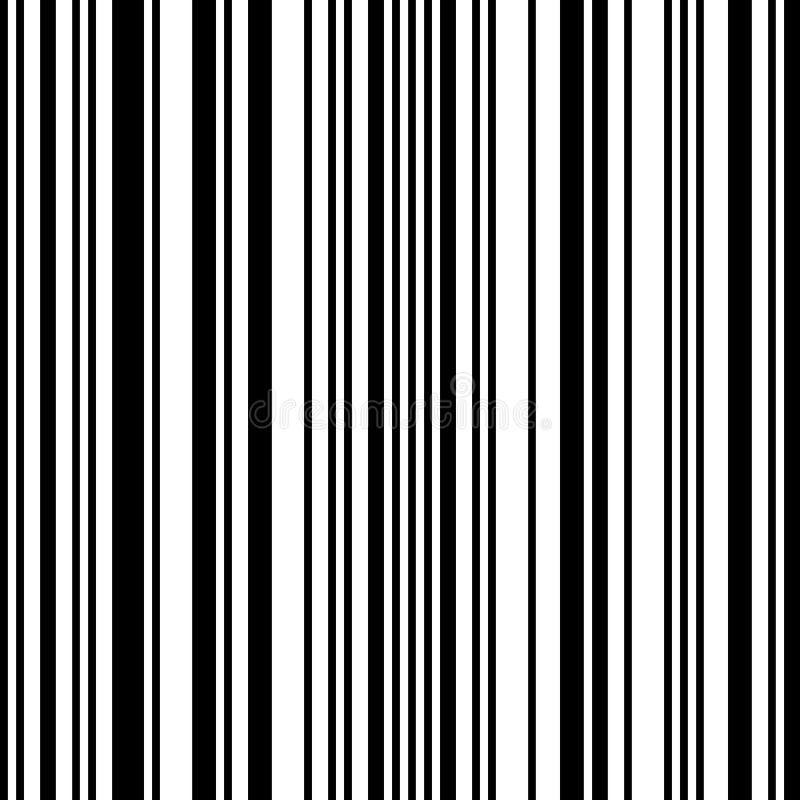 Bar code. Seamless pattern stock vector. Illustration of ornament ...