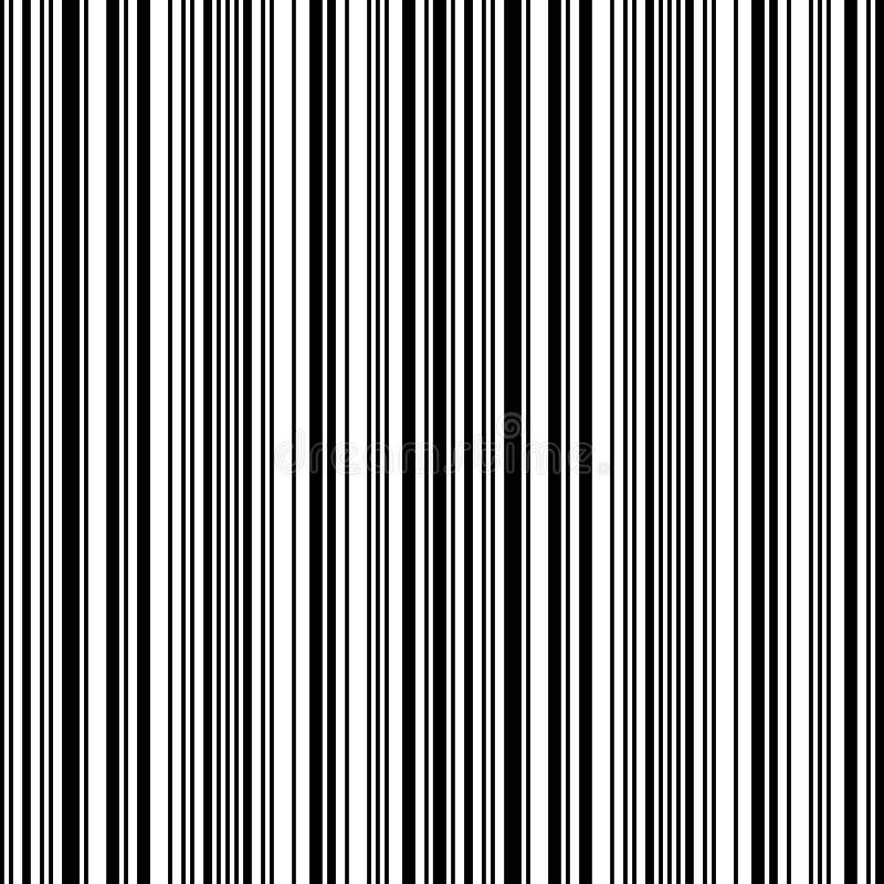 Bar code. Seamless pattern stock illustration. Illustration of digital ...