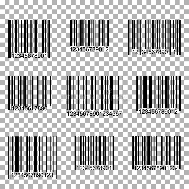 Bar Code Set. Scan Code stock vector. Illustration of label - 134868699