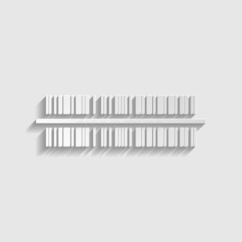 Bar Code Sign. Paper Style Icon. Illustration Stock Illustration ...