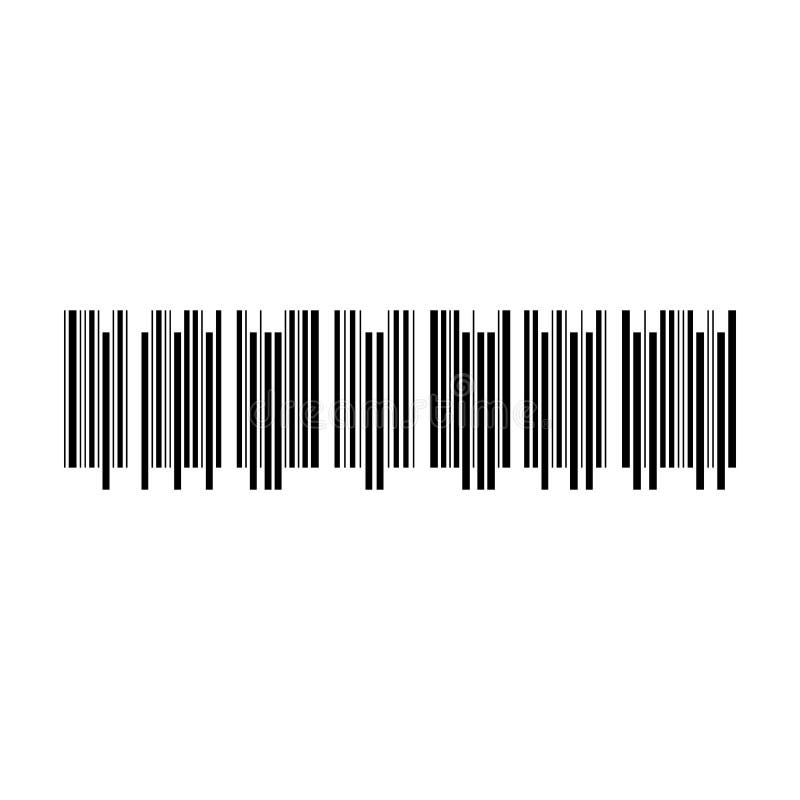 Bar Code Vector Cartoon Icon. Vector Illustration Barcode on White ...