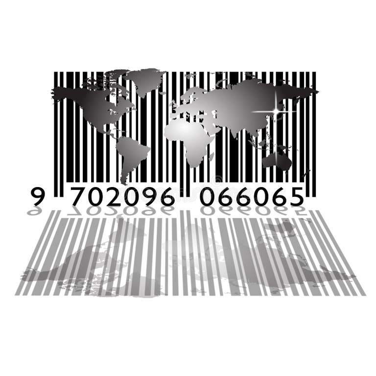 World Map Barcode Stock Illustrations – 401 World Map Barcode Stock ...